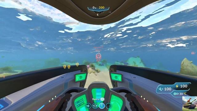 Subnautica. Капсула 3 Как доплыть