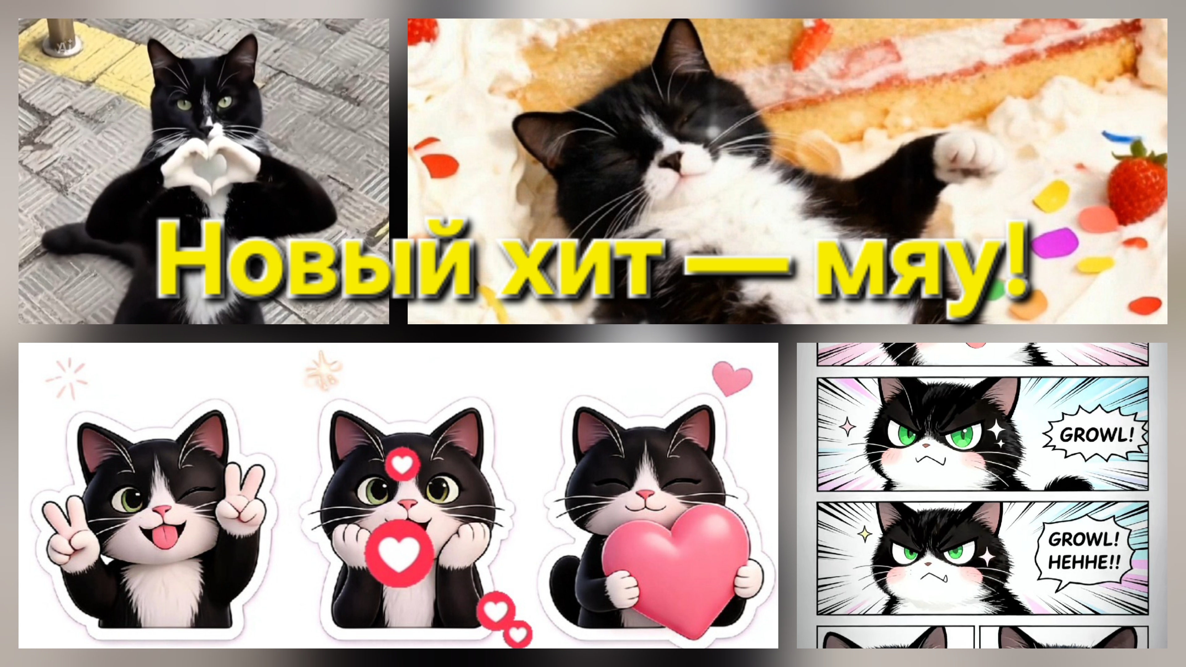 Новый хит — мяу! Песня от кота Барсика! 🤗👍😻