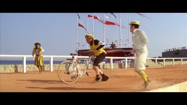 Фильм "Асы".  Финиш велогонки.  Asas Film The Finish of the Cycling Race