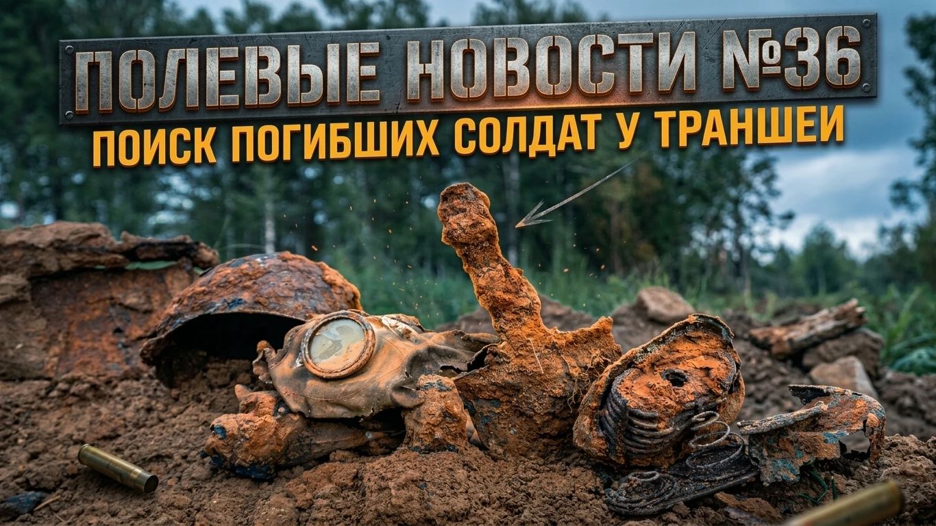Полевые новости №36 | Немецкий опорный пункт | Экспедиция перед летом | EE88