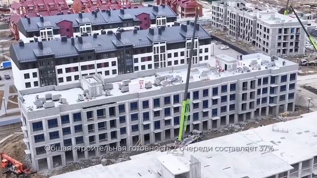 Ход строительства квартала «Смородина» за март
