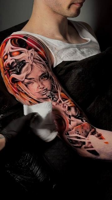 Аниме тату One Piece