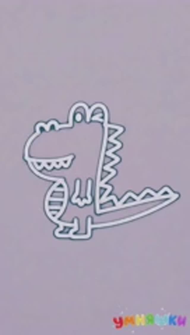 Как нарисовать КРОКОДИЛА из цифр 🐊 Уроки рисования для детей #рисункидлядетей #детскиешортс