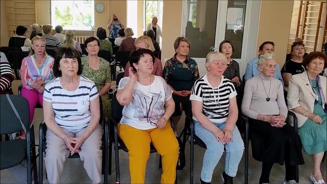 Хор "Красная гвоздика" поздравляет Надежду с юбилеем . 04.06.2026 .