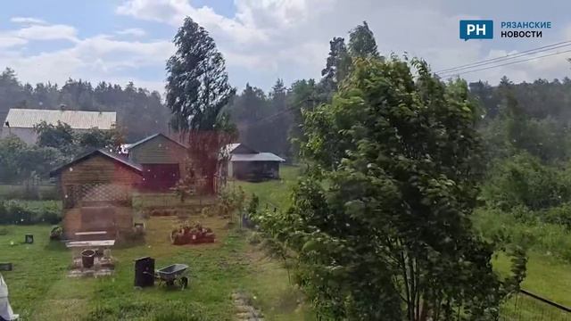 В Рязанском округе выпал град