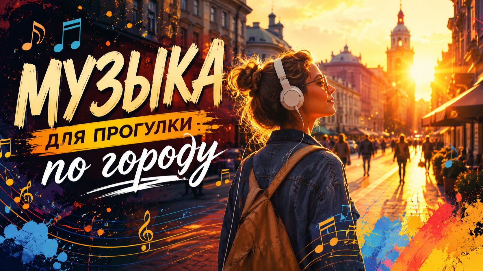 Музыка для прогулки по городу. Слушать весёлую музыку. Музыка. Песни. Слушать бесплатно музыку.