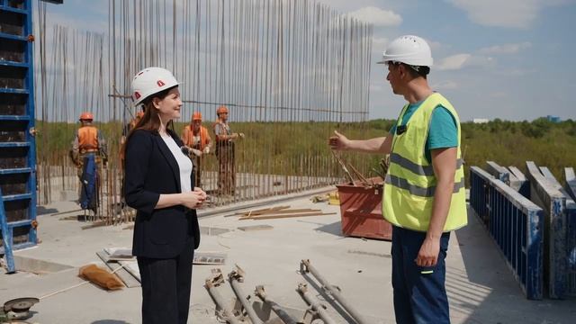 Ход строительства квартала «Диус» за апрель