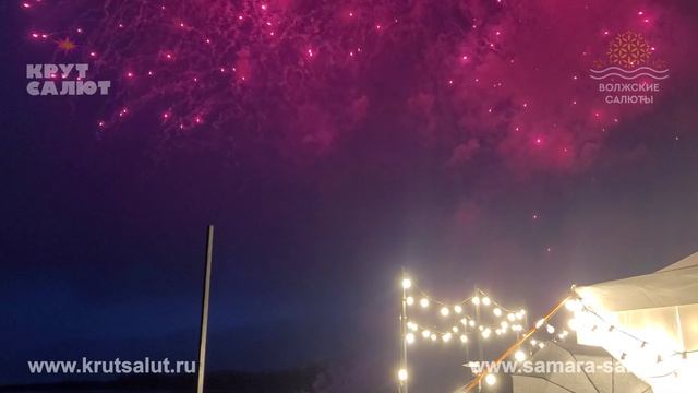 Шикарный фейерверк с музыкальным сопровождении на день рождения.