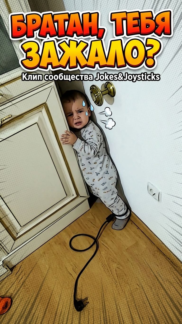Братан тебя зажало походу. Он в шоке, он ошарашен.
