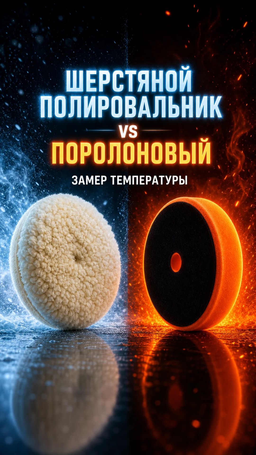 Шерстяной полировальник vs поролоновый: кто горячее?
