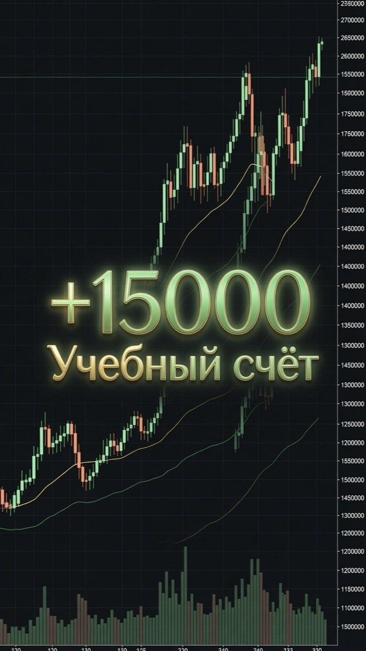 Уже + 15 000. Учебный счёт.