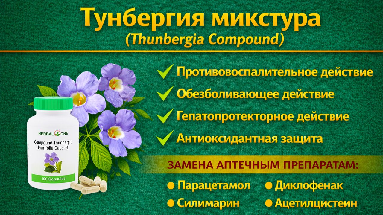 Тунбергия микстура (Thunbergia Compound) капсулы