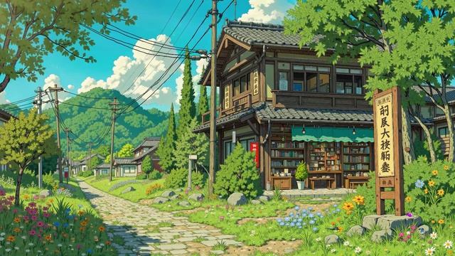 Японская Деревня Lo fi City🌃 Lofi Beats для сна, расслабления Lofi music Lofi Live Лофи Хип Хоп