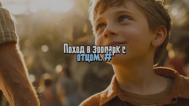 Поход в зоопарк с отцом. #