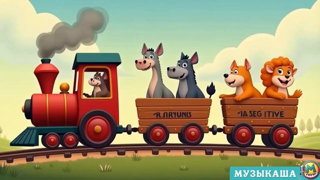 Красный Паровозик – Кто же в вагончике живёт？ ｜ Развивающий Мультфильм