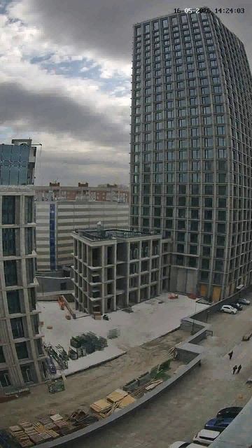 Таймлапс строительства GAGARIN CITY (Гагарин Сити) Новосибирск май 2026