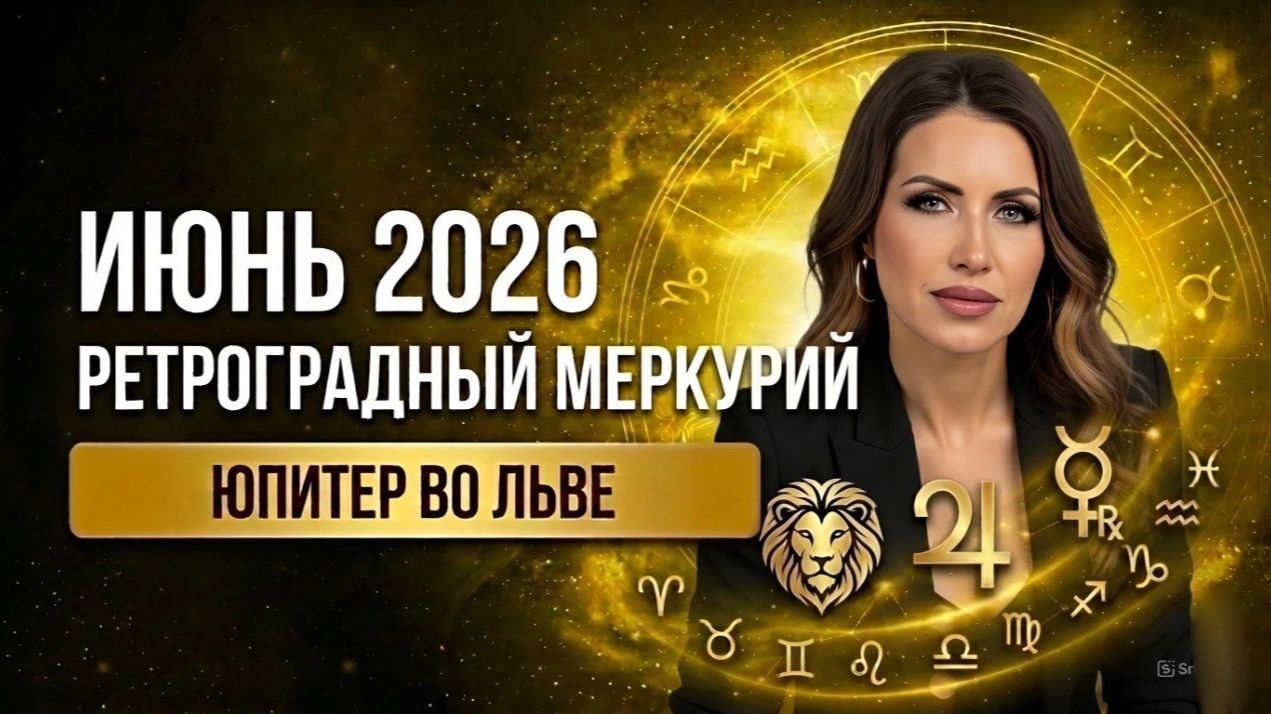 Прогноз на июнь 2026: ретроградный Меркурий, любовь, деньги и Юпитер во Льве