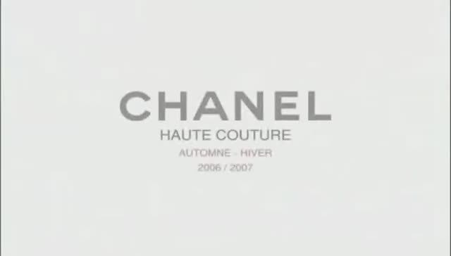 Показ женской коллекции Chanel осень-зима 2006-2007