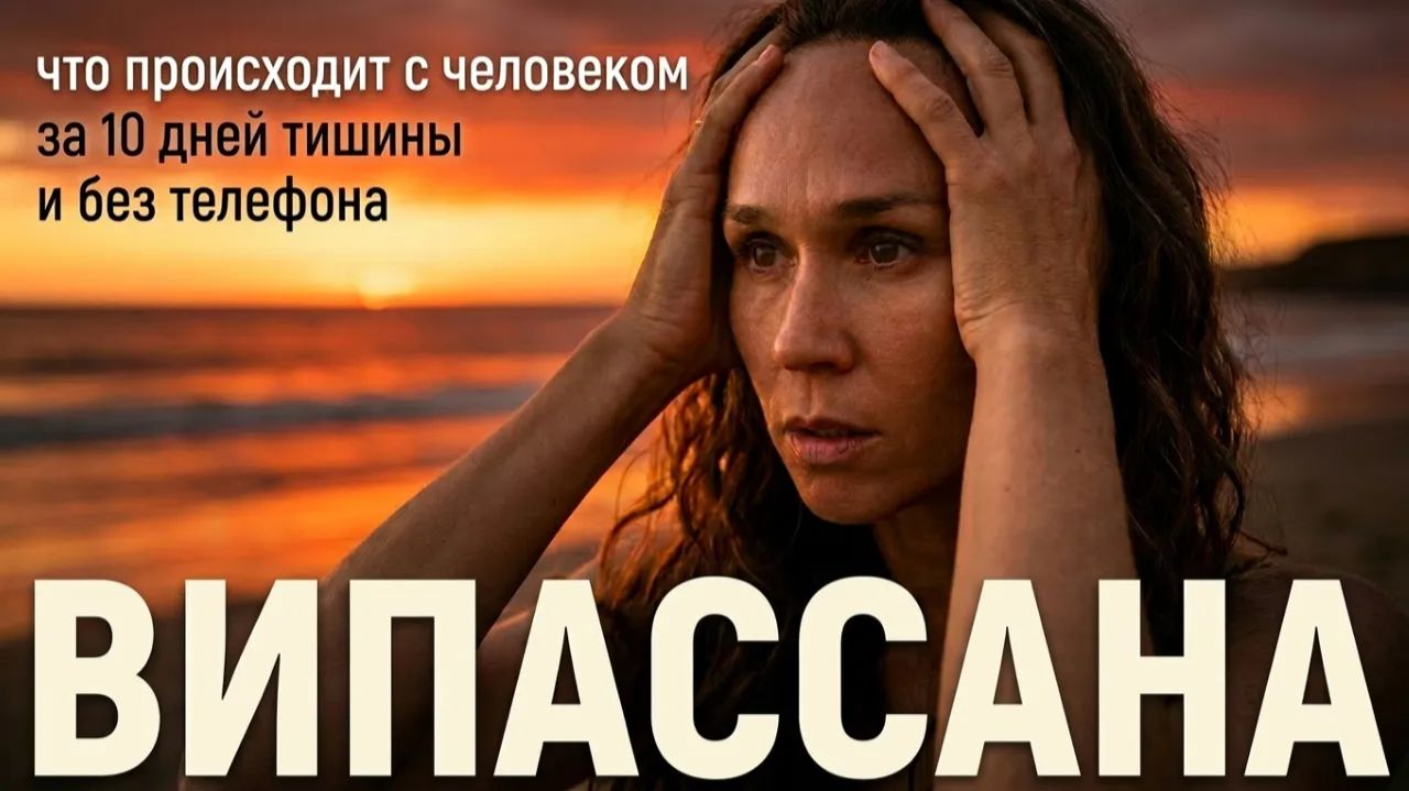 10 дней без телефона и в тишине. Випассана.