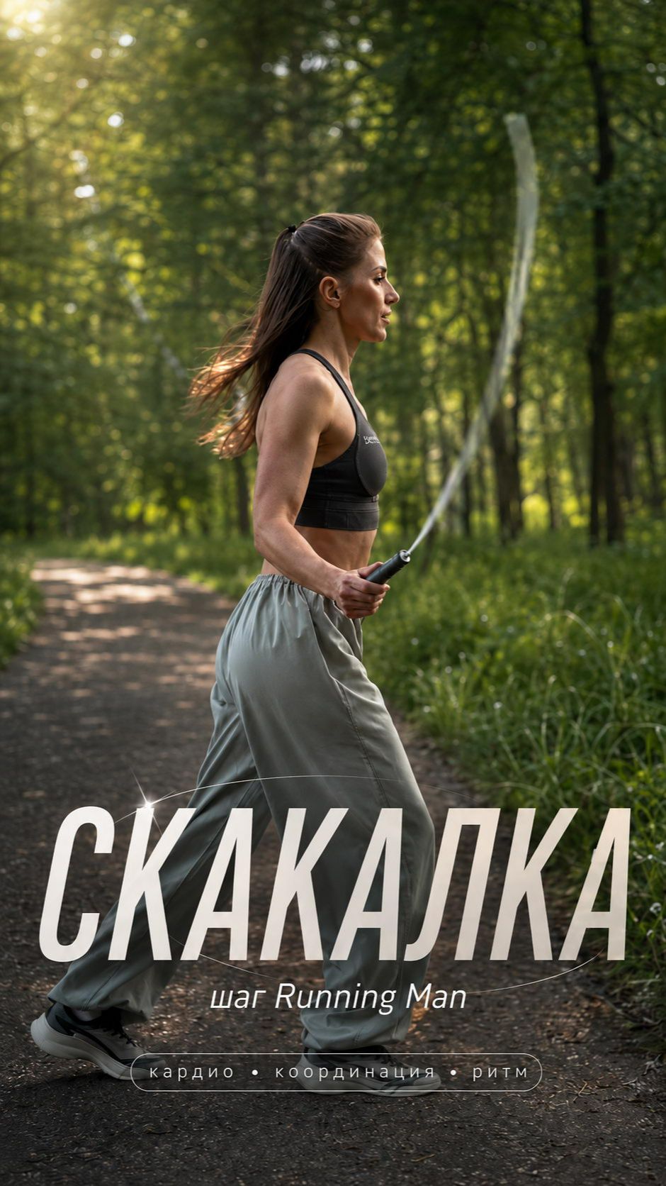 Как освоить Running Man со скакалкой с нуля
