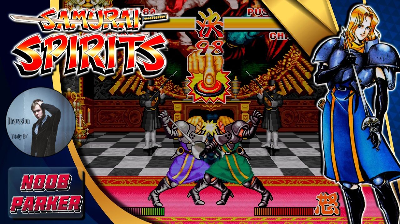 Samurai Shodown Samurai Spirits Charlotte Neo Geo CD Ретро Аркада