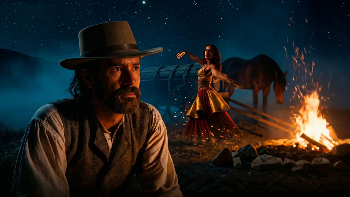 Forgotten Tolder - Спустилась Ночь / Gypsy Jazz Ballad (Vintage Aesthetic & AI Cinematography)