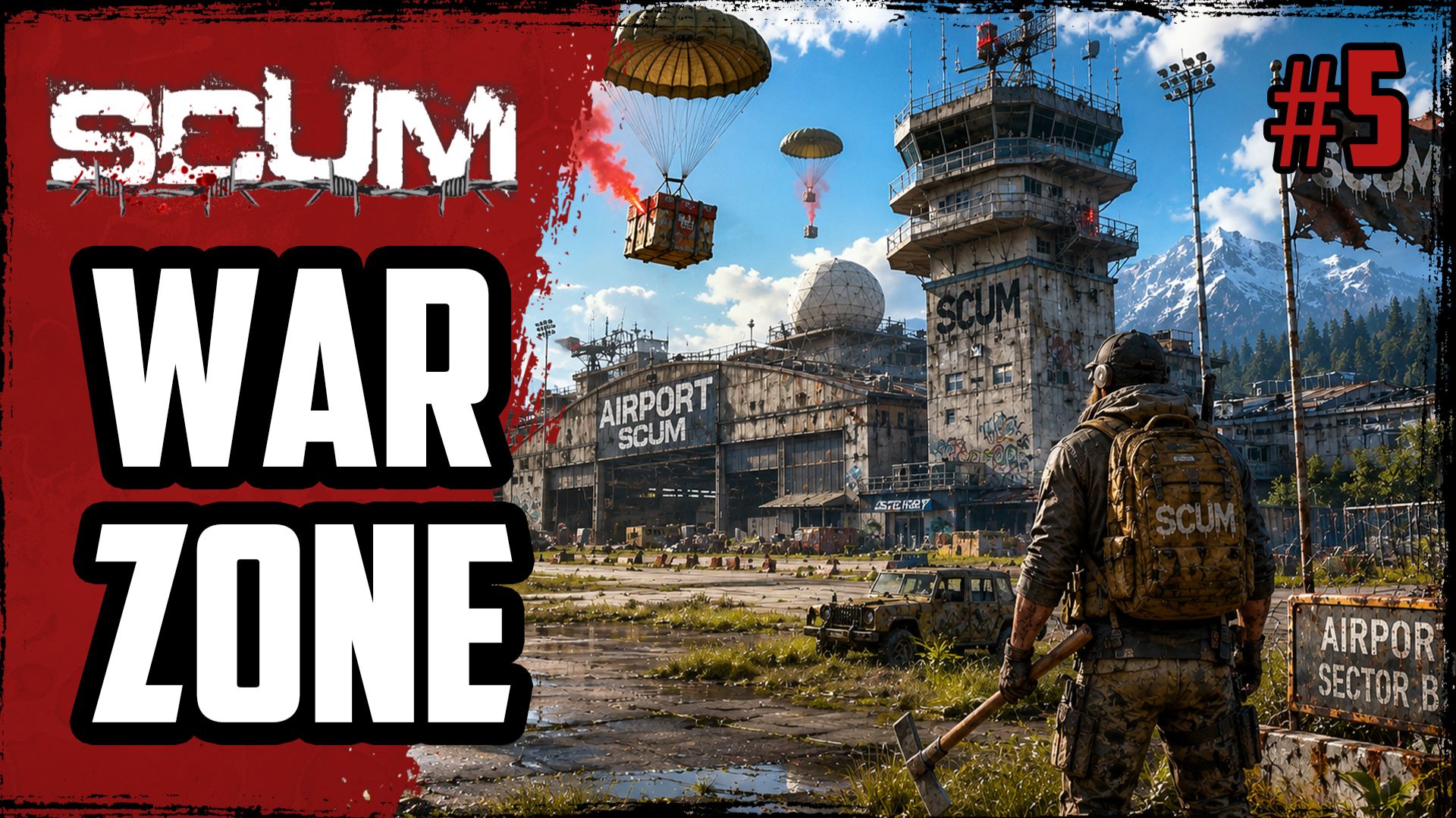 Это WAR ZONE ЗОМБИ ЛУТ И PVP ВРАГИ | SCUM | #5