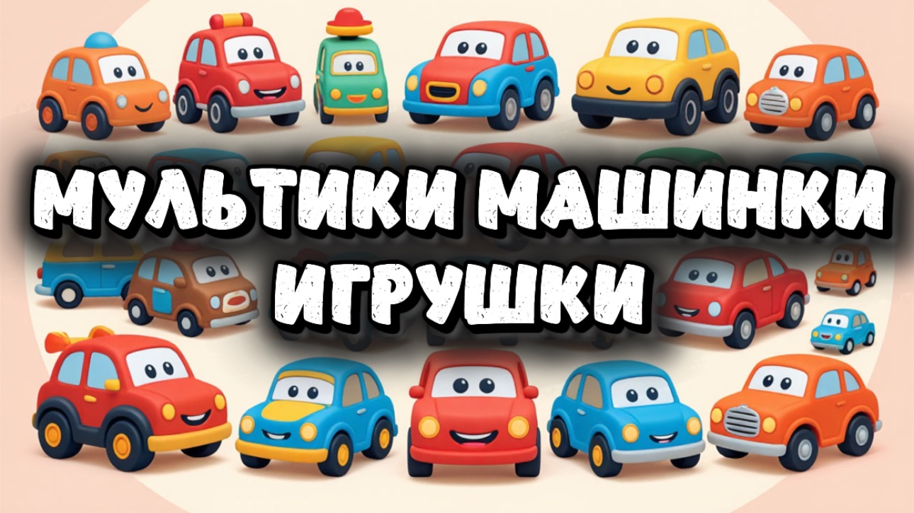 Мультики Машинки Игрушки большие и маленькие машинки