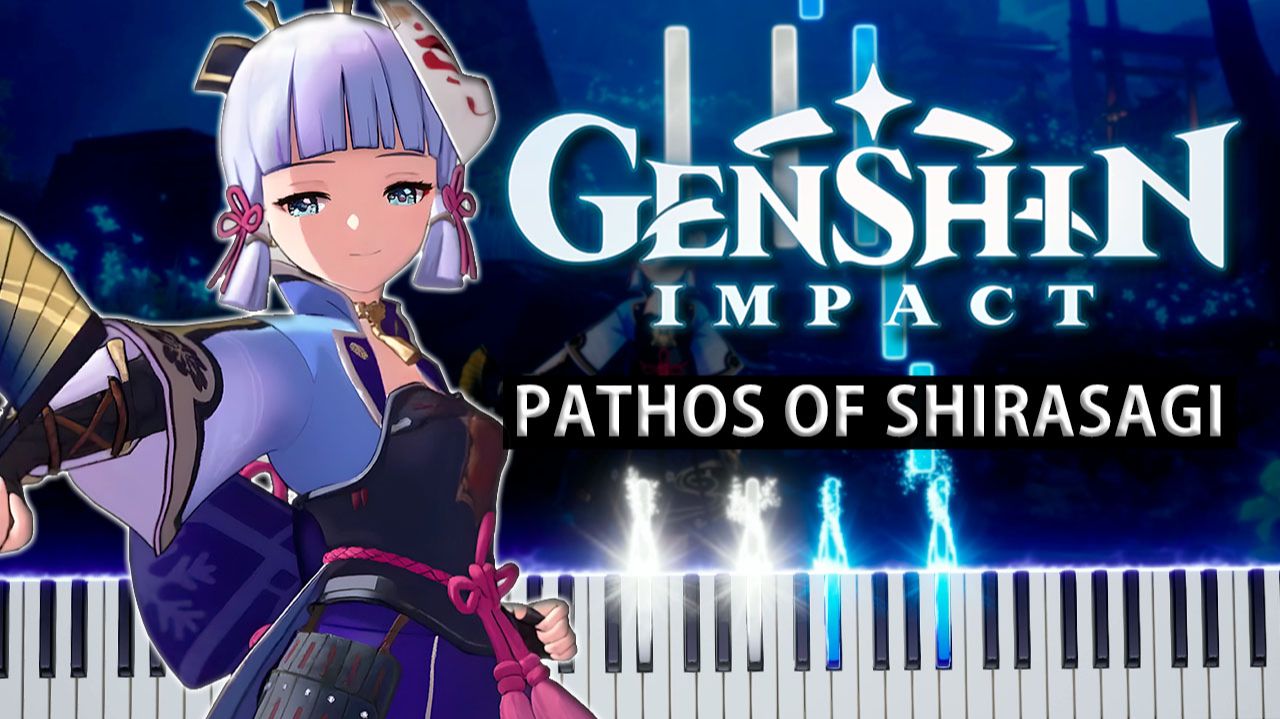 Pathos of Shirasagi (Genshin Impact) 【 КАВЕР НА ПИАНИНО 】