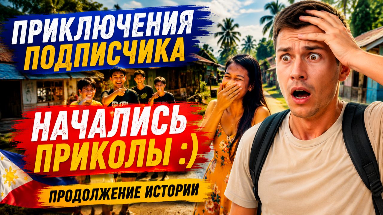 👉 Начались приколы 😅 | Приключения подписчика на Филиппинах | Продолжение истории