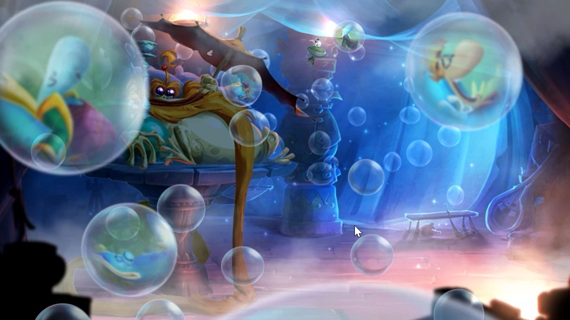 прохождение Rayman Legends малютки в опасности часть 1