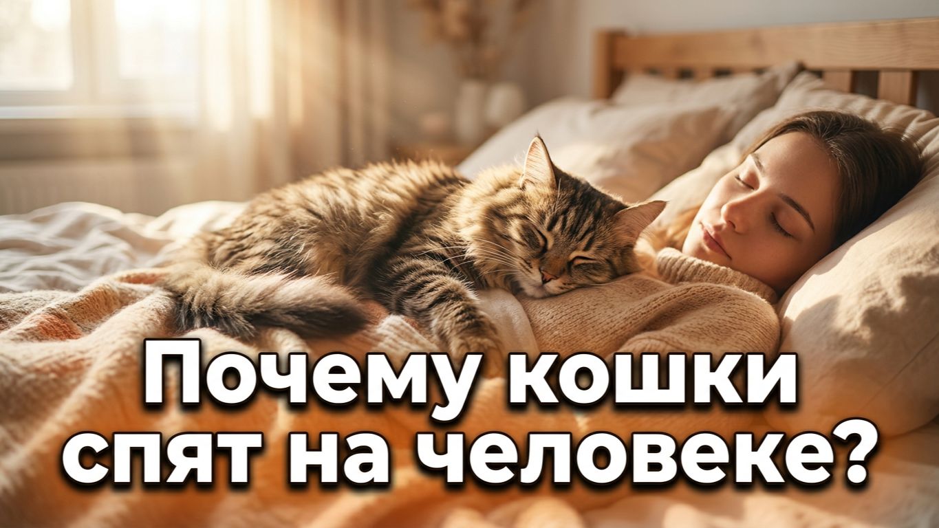 Почему кошки спят на человеке? 5 неочевидных причин