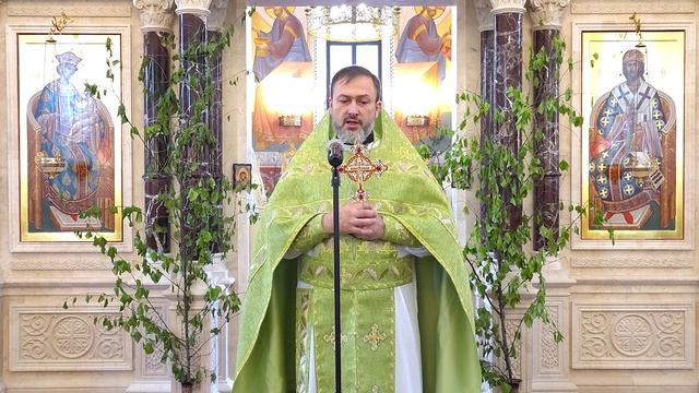 Иерей Виталий Цветков. Проповедь в День Святого Духа после Литургии