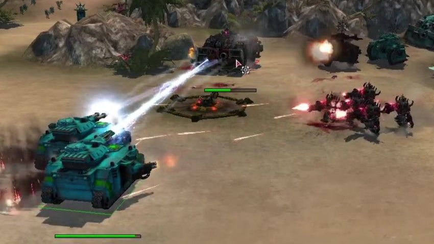Warhammer 40,000 Dawn of War Unification Mod Мультиплеер 28 Подножье Каменного когтя 2 на 2 UBBA