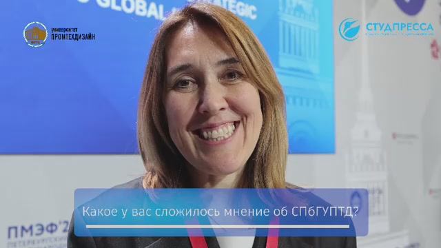 Заместитель министра науки и высшего образования дала интервью Студпрессе СПбГУПТД на ПМЭФ 2026