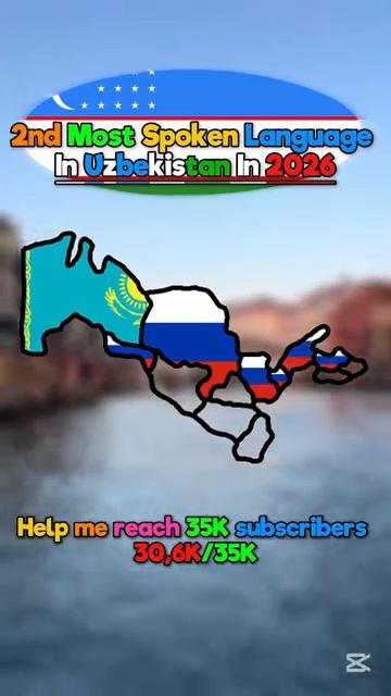 2nd most spoken Language in Uzbekistan in 2026 #europe #geoportal #map #mapping #mapguide #geography
