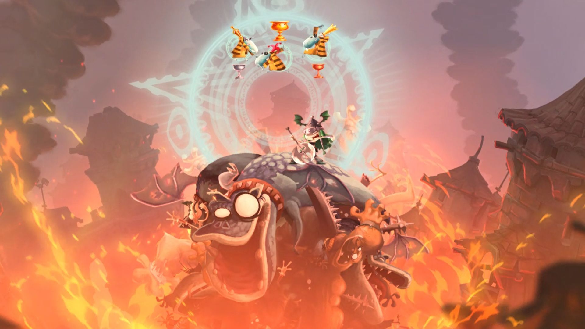 Rayman Legends музыкальный уровень castle rock