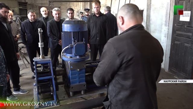 В ИК-2 Наурского района производят изделия для благоустройства общественных пространств