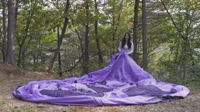 👑LUXURY CAMPING IN THE PURPLE PALACE