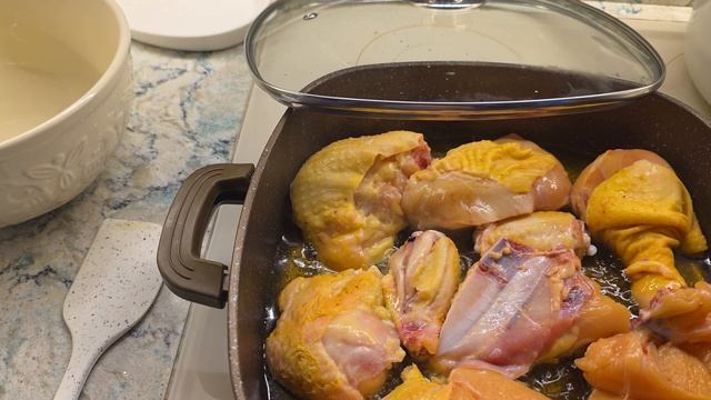 Гедлибже по кабардински, или курочка со сметаной вкусно и просто