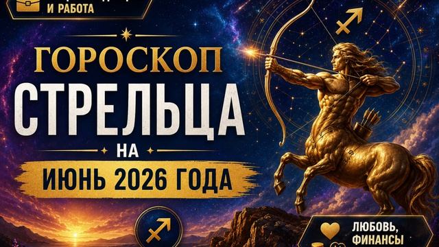 СТРЕЛЕЦ на ИЮНЬ 2026 — Любовь, финансы и здоровье