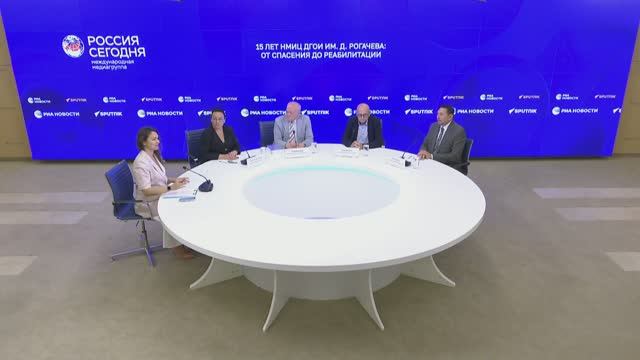 Пресс конференция "Россия сегодня",  посвященная вопросам детской онкореабилитации