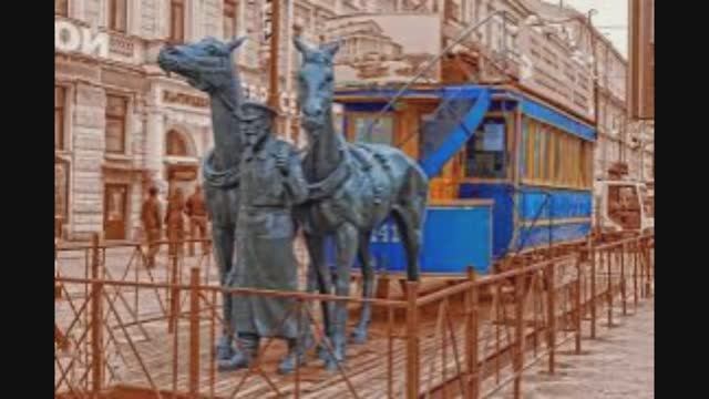 154 года назад - В Москве началось строительство первой в городе конно-железной дороги