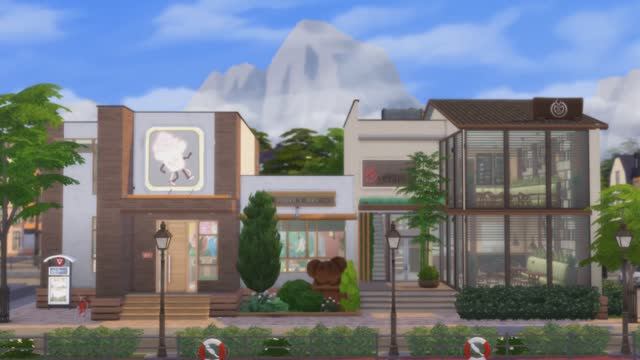 РЕСТОРАН / ДЕТСКИЙ ЦЕНТР / МАЛЫЙ БИЗНЕС СТРОИТЕЛЬСТВО THE SIMS 4