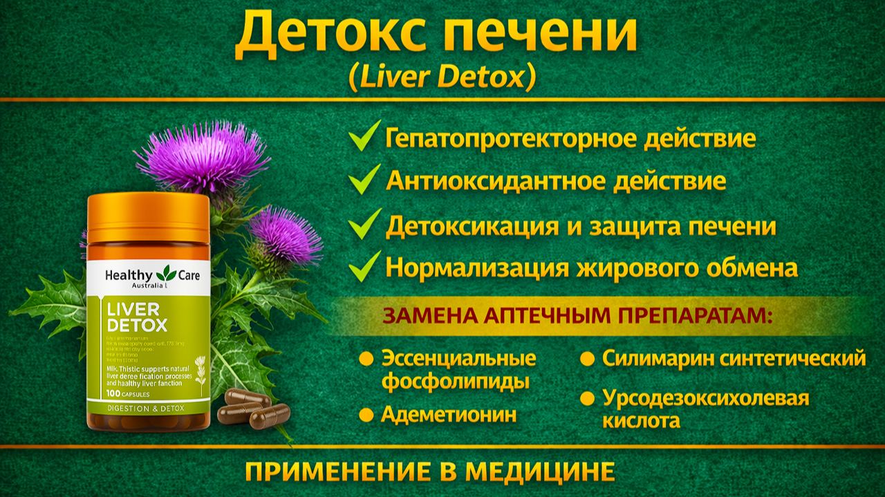 Детокс печени (Liver Detox) капсулы