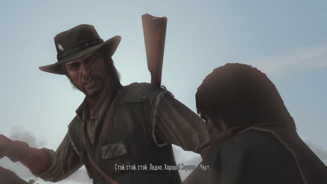 [18+] Red Dead Redemption Выпуск 10 - Разборка с капитаном Де Сантой