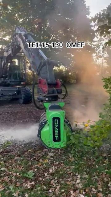 🟢 Лесной мульчер TE15 @OMEFGROUP на экскаваторы 15-25тн