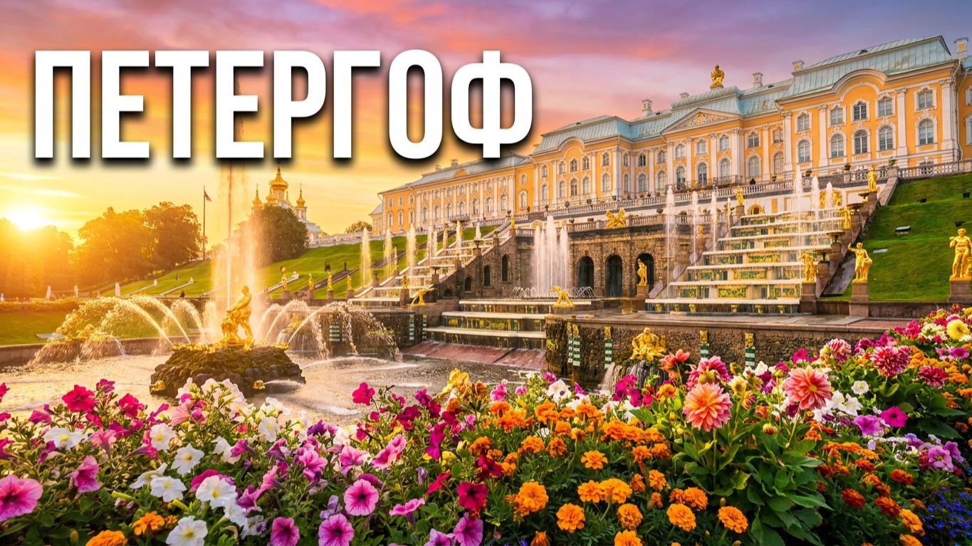 Верхний Сад Петергофа, летняя прогулка