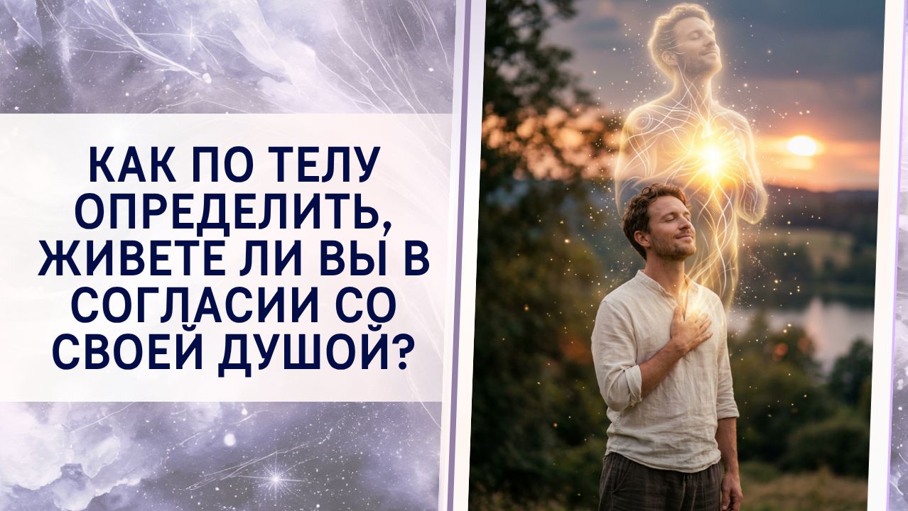 Как по телу определить, живете ли вы в согласии со своей Душой?
