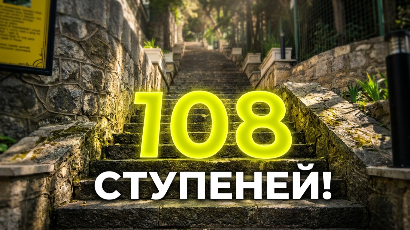 Лестница 108 ступеней, старая Алупка, Воронцовский парк